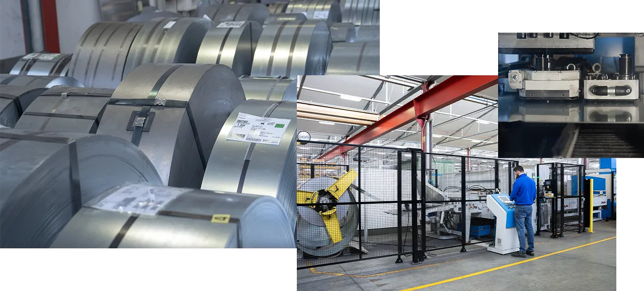 Combined coil processing